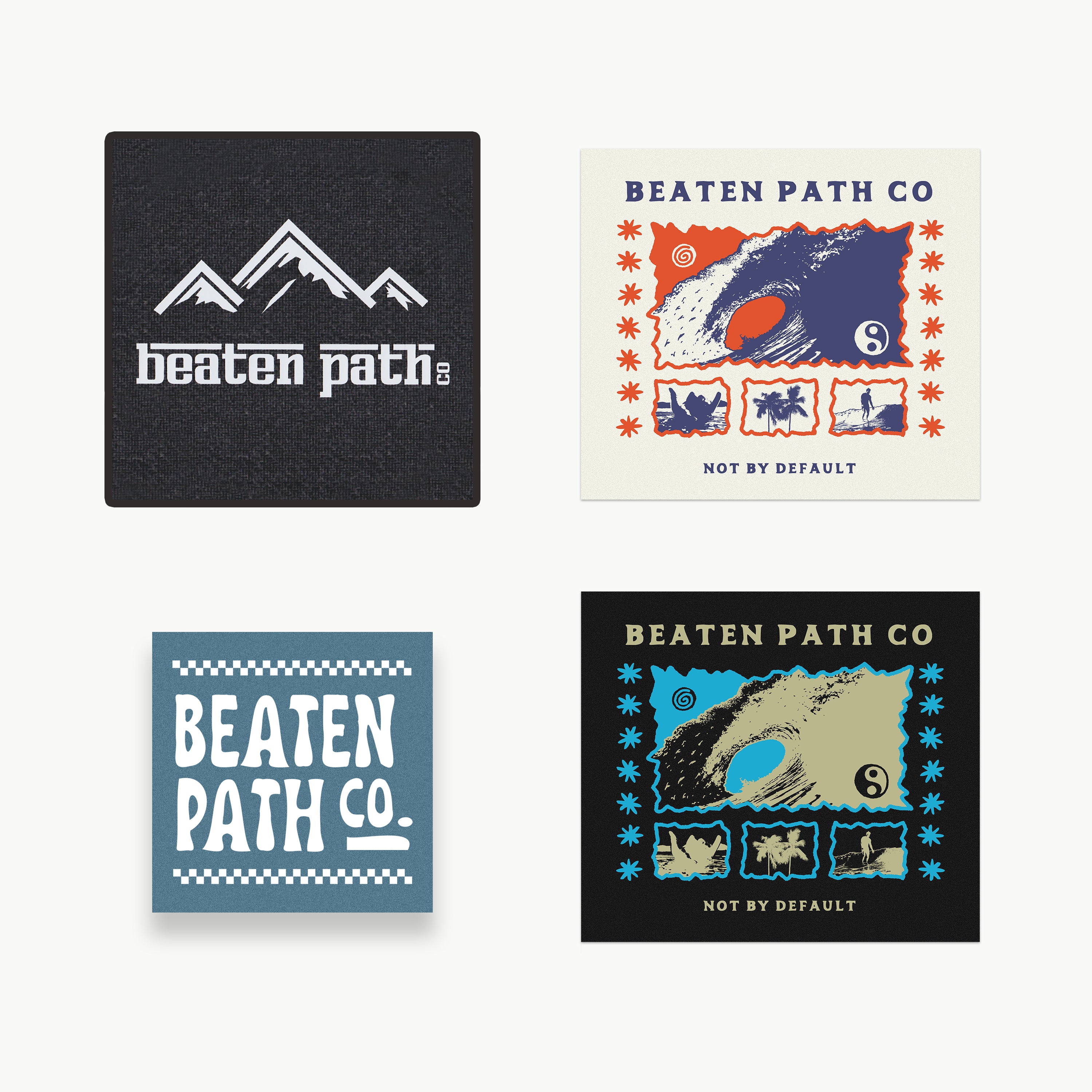 VINTAGE SURF STICKER PACK – Beaten Path Co